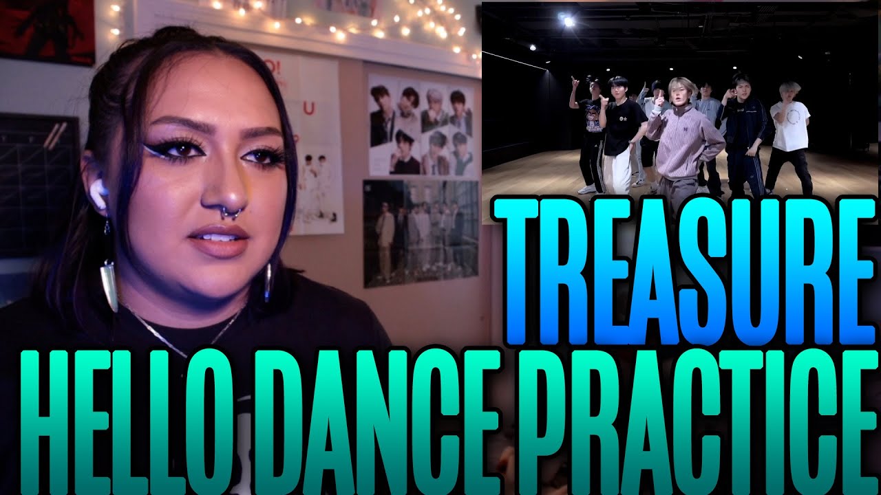 TREASURE - ‘HELLO’ Dance Practice Reaction - YouTube