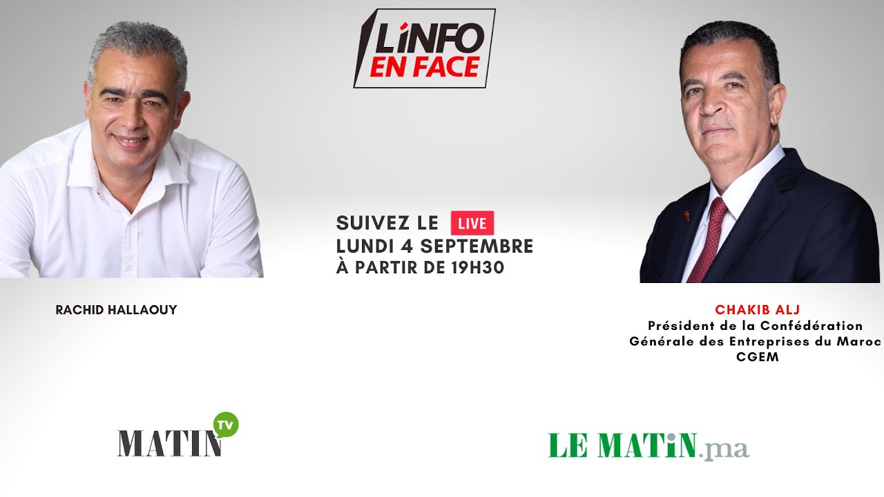 L'Info en Face avec Chakib Alj - YouTube