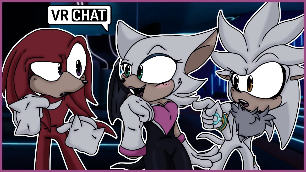 Rouge Flirts With Knuckles! [Feat: Silver] (VR Chat) - YouTube
