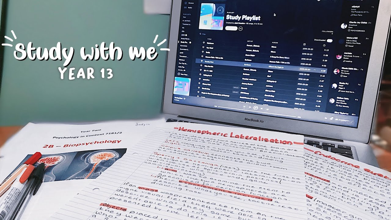 STUDY WITH ME A LEVELS || YEAR 13 - YouTube