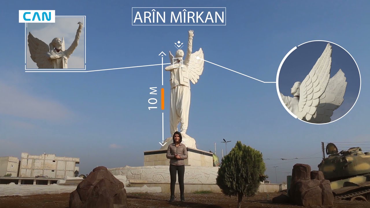 ساحة آرين ميركان أشهر ساحة في مدينة كوباني Qada Arîn Mîrkan qada herî ...