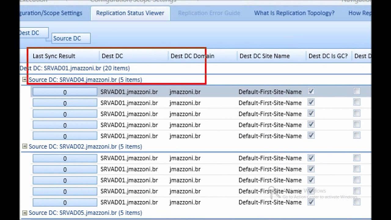 Active Directory Replication Status Tool - YouTube