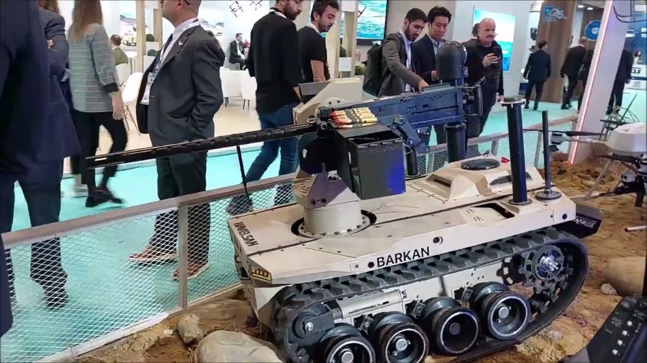 HAVELSAN ÜRETİMİ BAHA İHA VE BARKAN 2 İNSANSIZ KARA ARACI SAHA EXPO ...