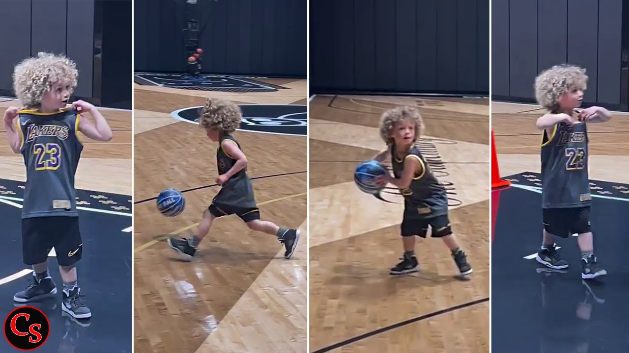 Drake's Son Adonis Graham Basketball Date With Daddy (Video) - YouTube