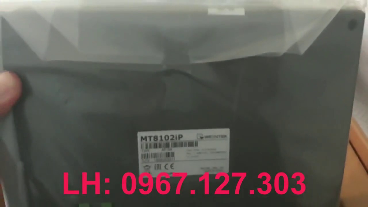 MT8102iP WEINTEK HMI 10.2inch, TFT Color, Ethernet - YouTube
