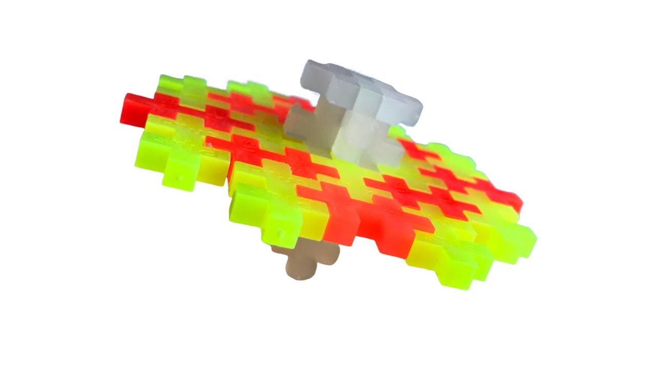 Crafting a Basic Fidget Spinner using Plus Plus - YouTube