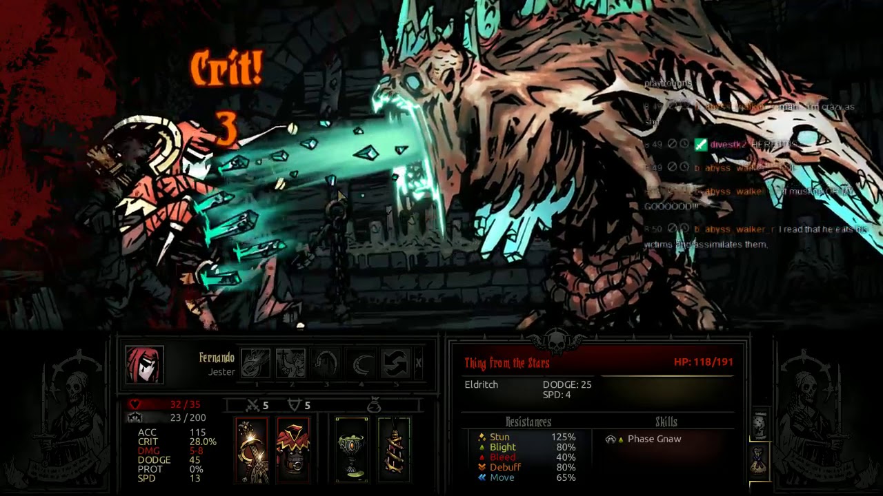Highlight: Darkest Dungeon: Color of Madness DLC - The Thing From The ...