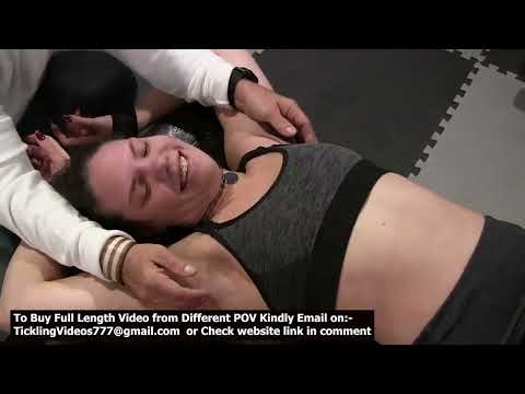 Armpits tickle and belly tickling with gorgeous girl miss Candy