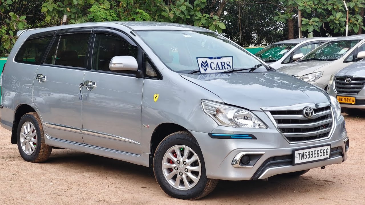 toyota innova model 2014 own board silver colour local number fancy ...