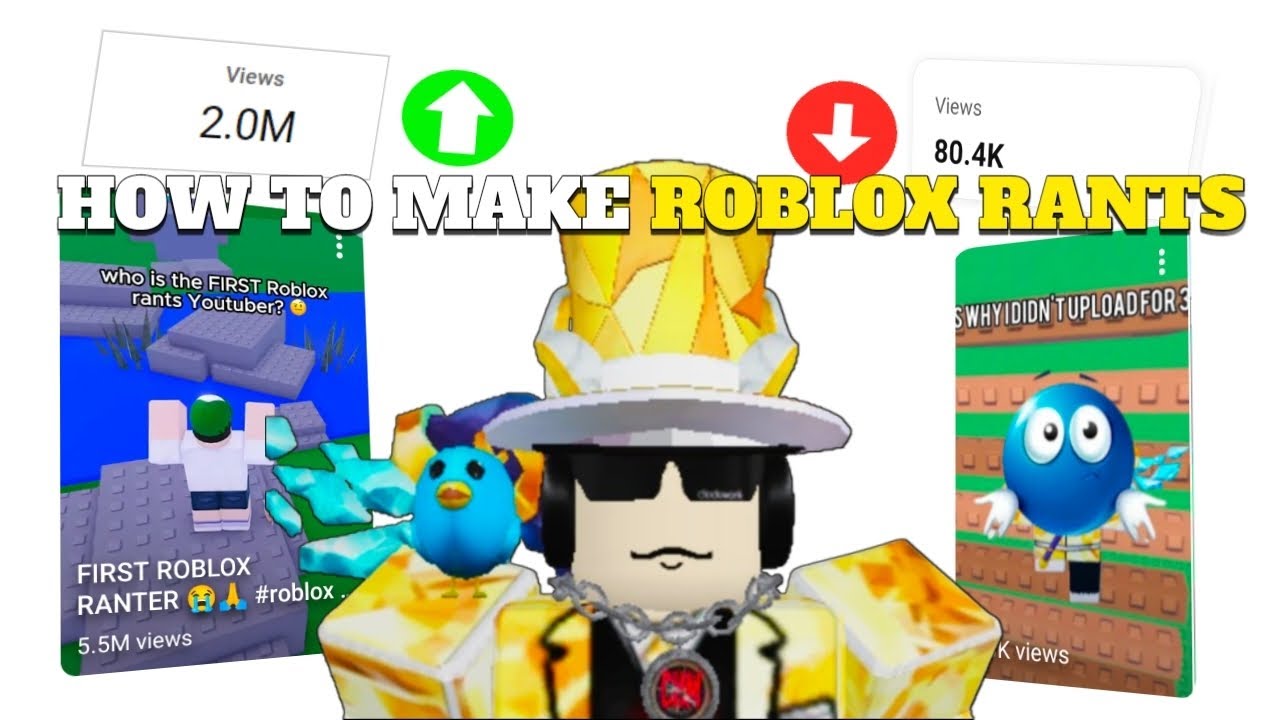 How to make viral Roblox rants - YouTube