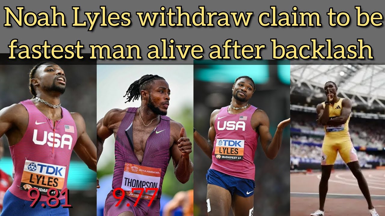 Proclaim fastest man Noah Lyles suffer backlash has double down on ...