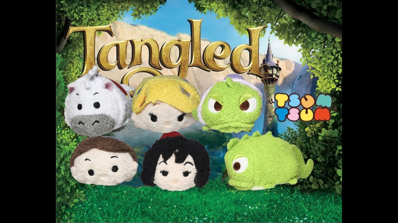 Surprise Inside! #TsumTsumTuesday! Tangled Rapunzel Pascal Bambi ...
