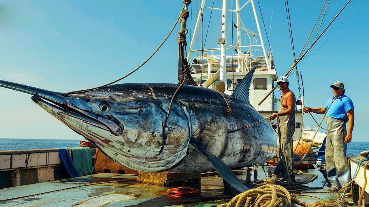 Fishermen catch hundreds of tons of sailfish, this is how they catch ...