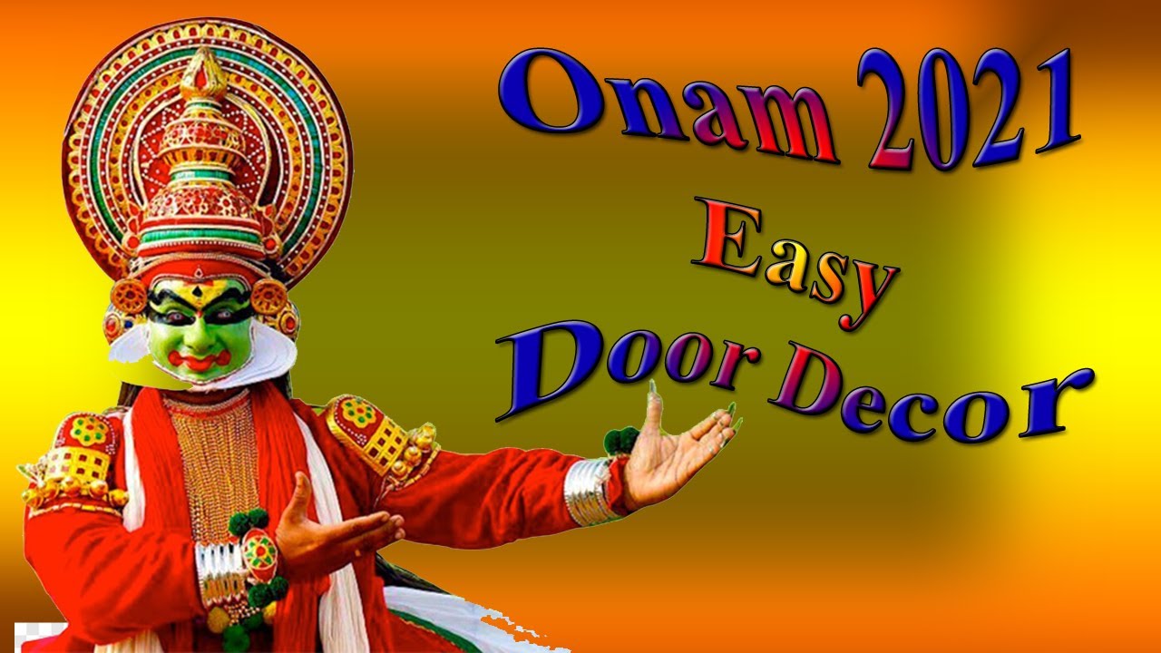 Onam Festival Easy Art | Onam Easy Wall Art | Onam Craft Ideas | Onam ...