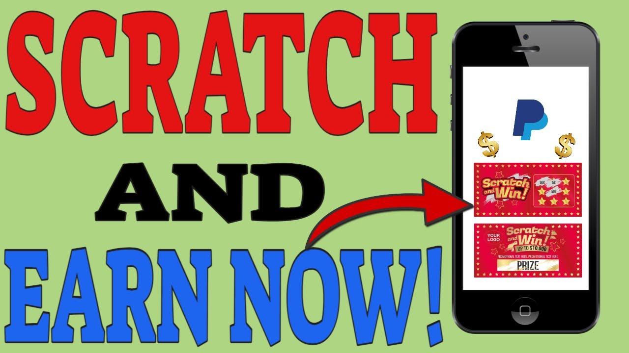 Earn Paypal Money With Scratch And Win Apps!! (Make Money Online) - YouTube