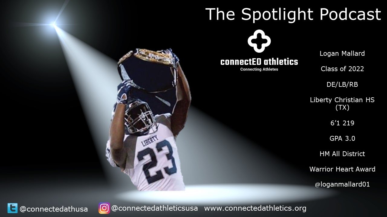 The Spotlight Podcast - '22 DE Logan Mallard Liberty Christian HS (TX ...