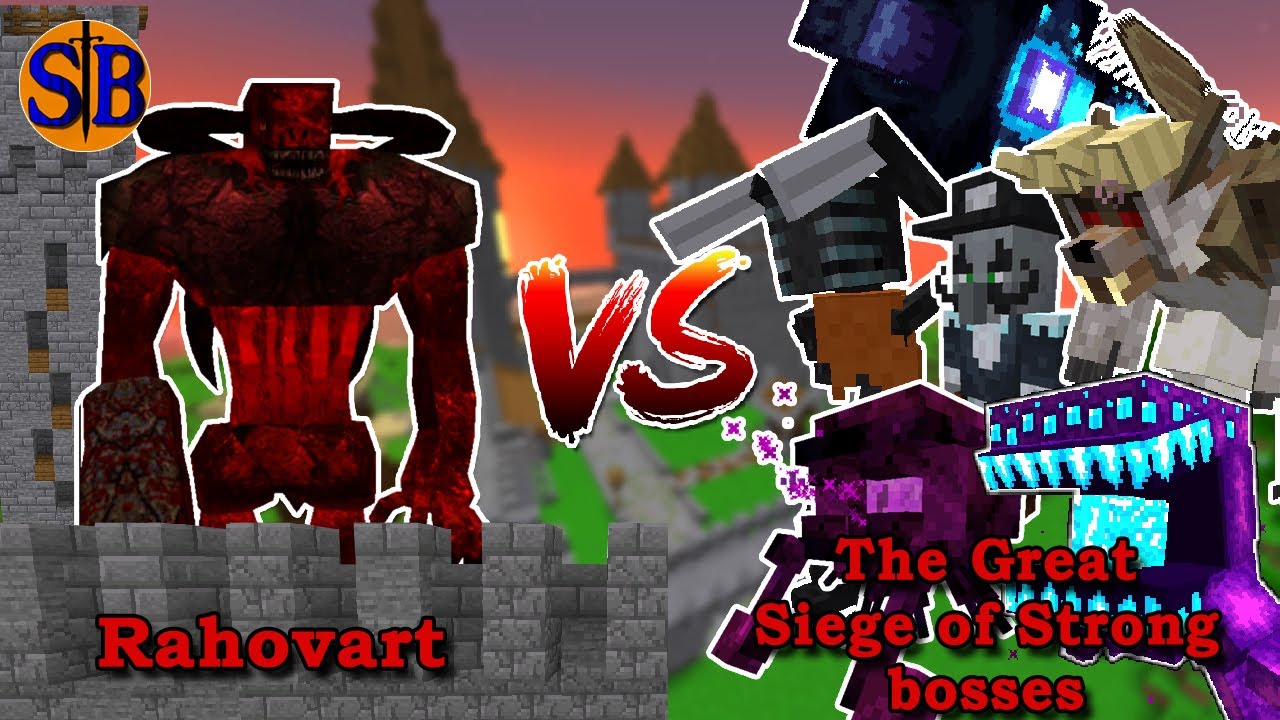 The ULTIMATE castle siege against RAHOVART | Minecraft Mob Battle - YouTube
