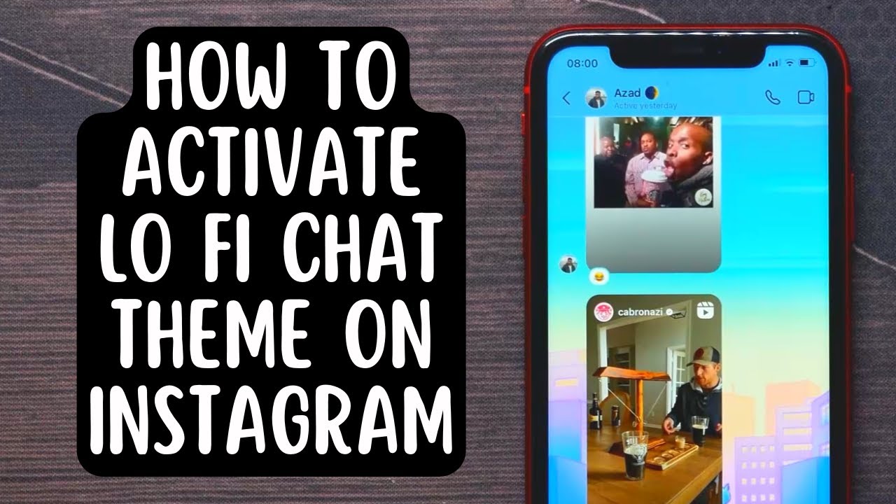 How to Activate Lo Fi Chat Theme on Instagram [2022] Works on iPhone 13 ...