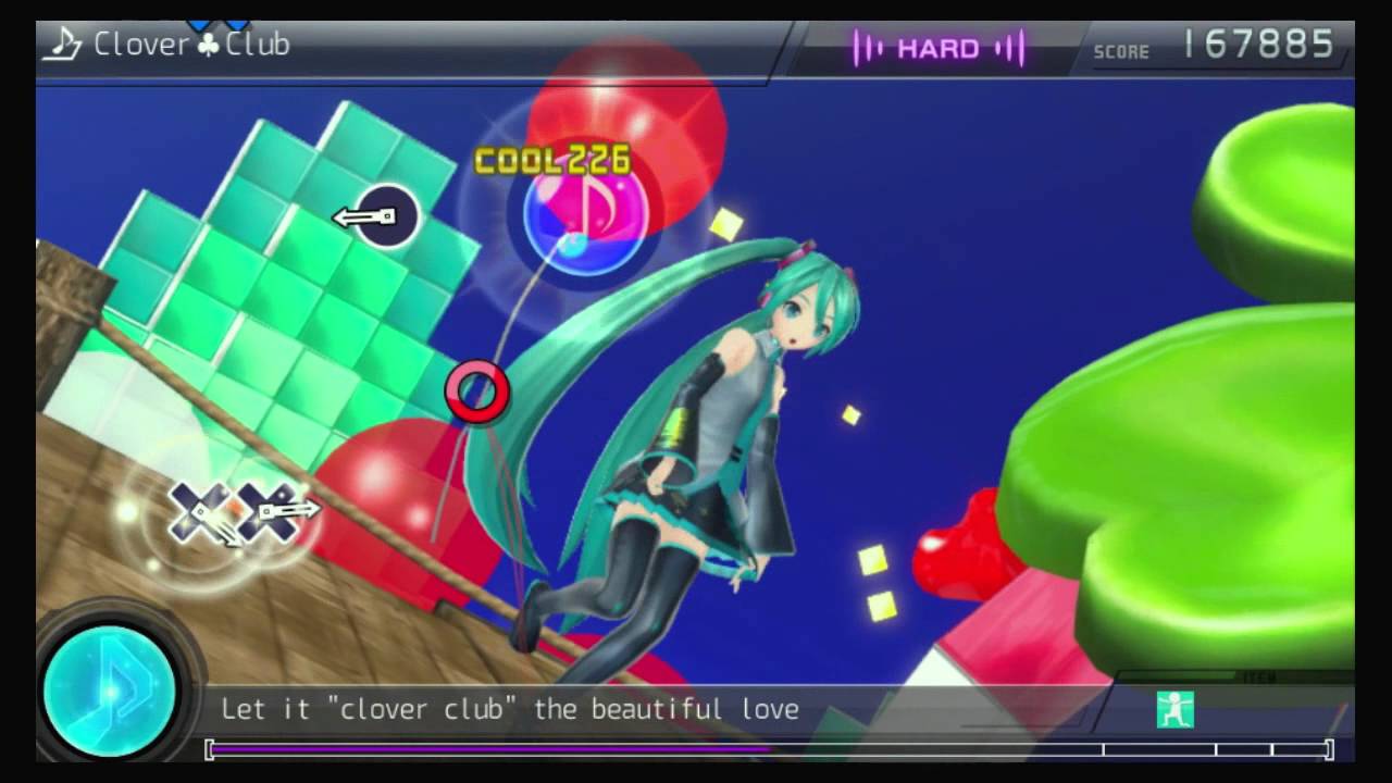 Clover Club - Hatsune Miku: Project DIVA F 2nd Vita English - Perfect ...