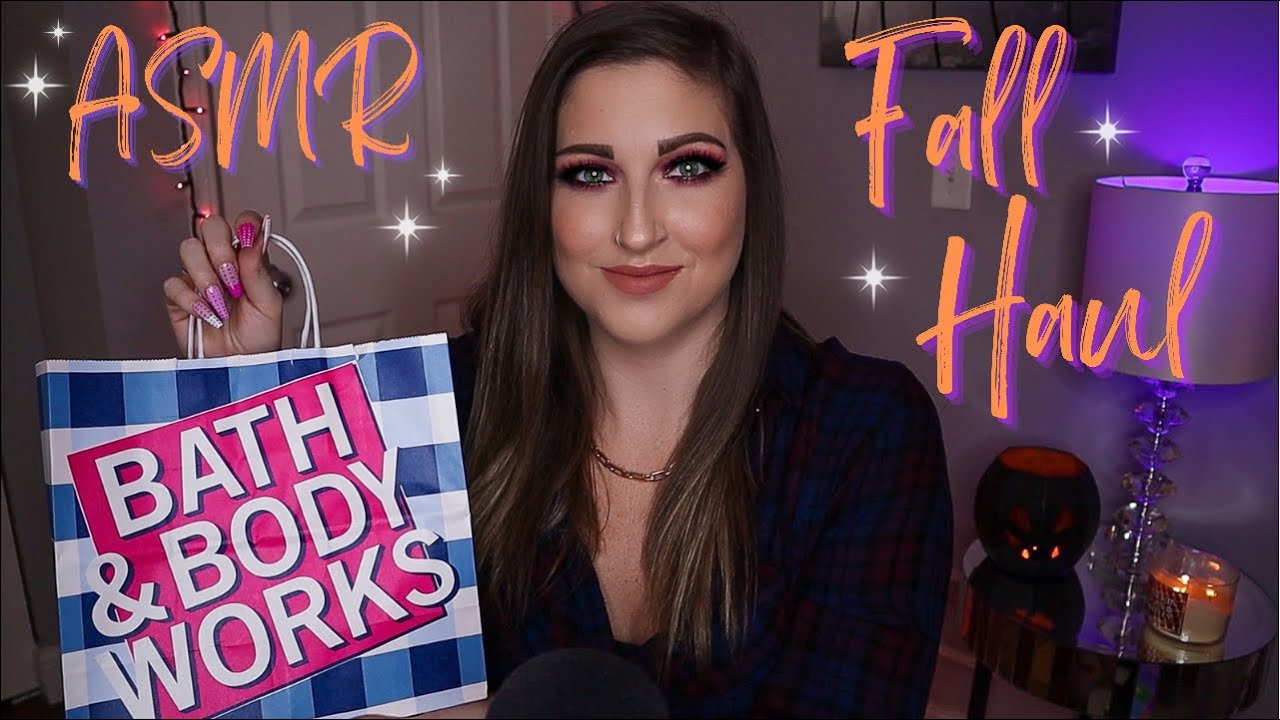 ASMR | Fall Bath & Body Works Haul 💜 - YouTube