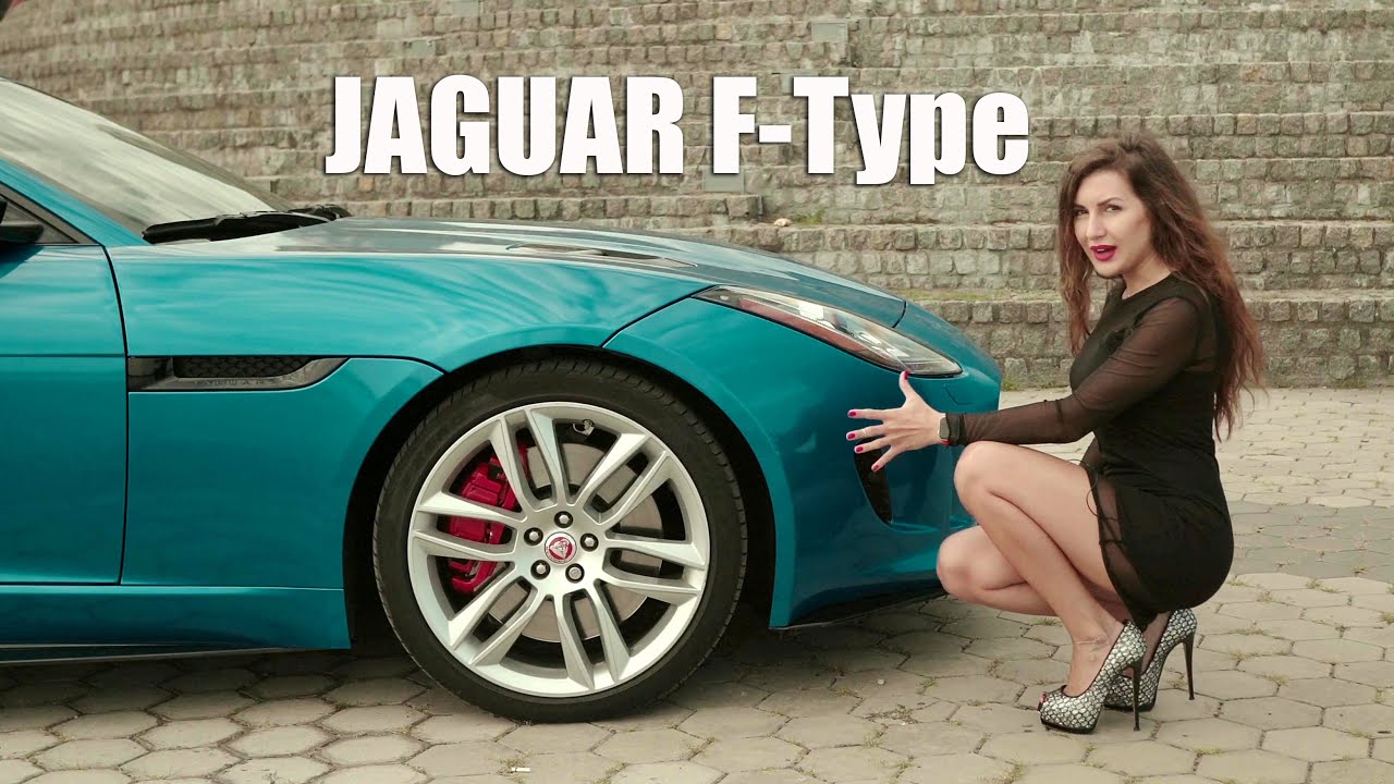 Jaguar F-Type R 550 лошадиных сил, тест-драйв от Mary inred - YouTube
