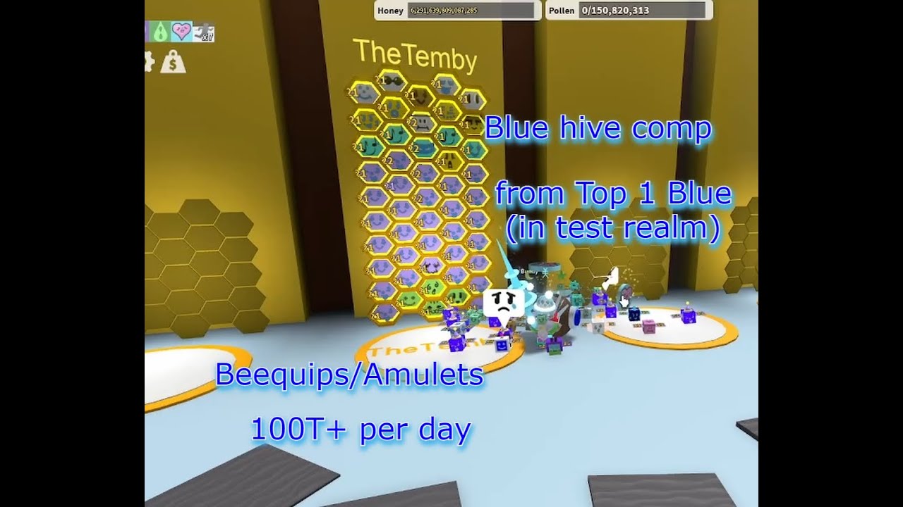 Updated Blue Hive Comp | From Top 1 Blue in tr | Beequips/Amulets | Bee ...