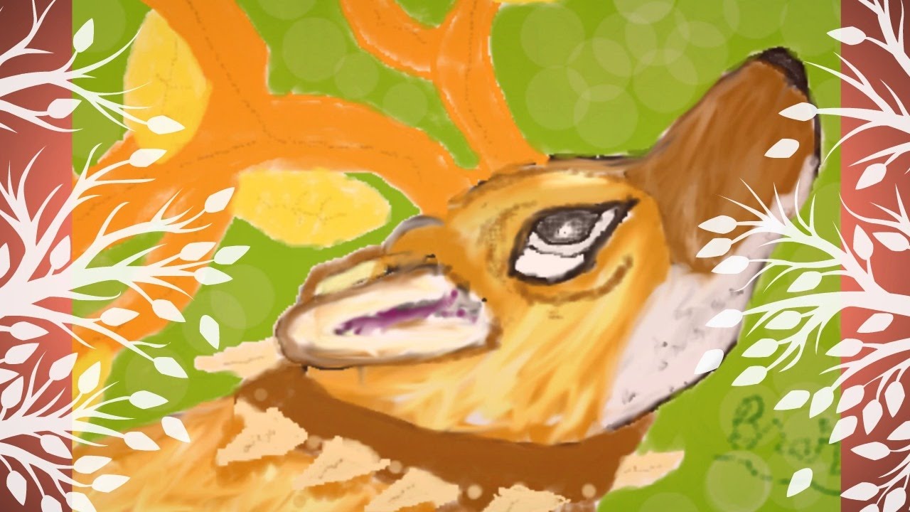 Animal Jam Masterpiece (1) | Reindeer Wolf SpeedPaint - YouTube