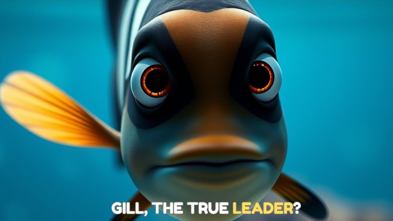Gill Finding Nemo | The Brave Leader with a Broken Fin 🐠 - YouTube