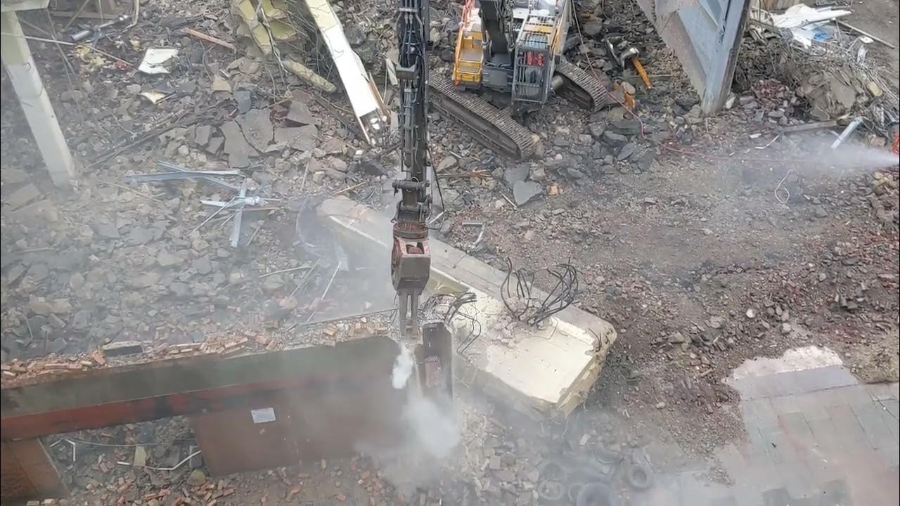 Some Demolition Work From UDCS in Lincoln - 10/11/2024 - YouTube
