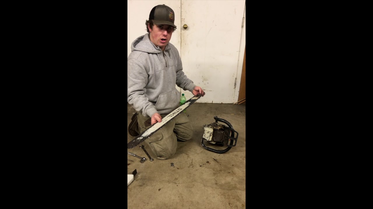 How to put a chain back on after you've thrown it. - YouTube