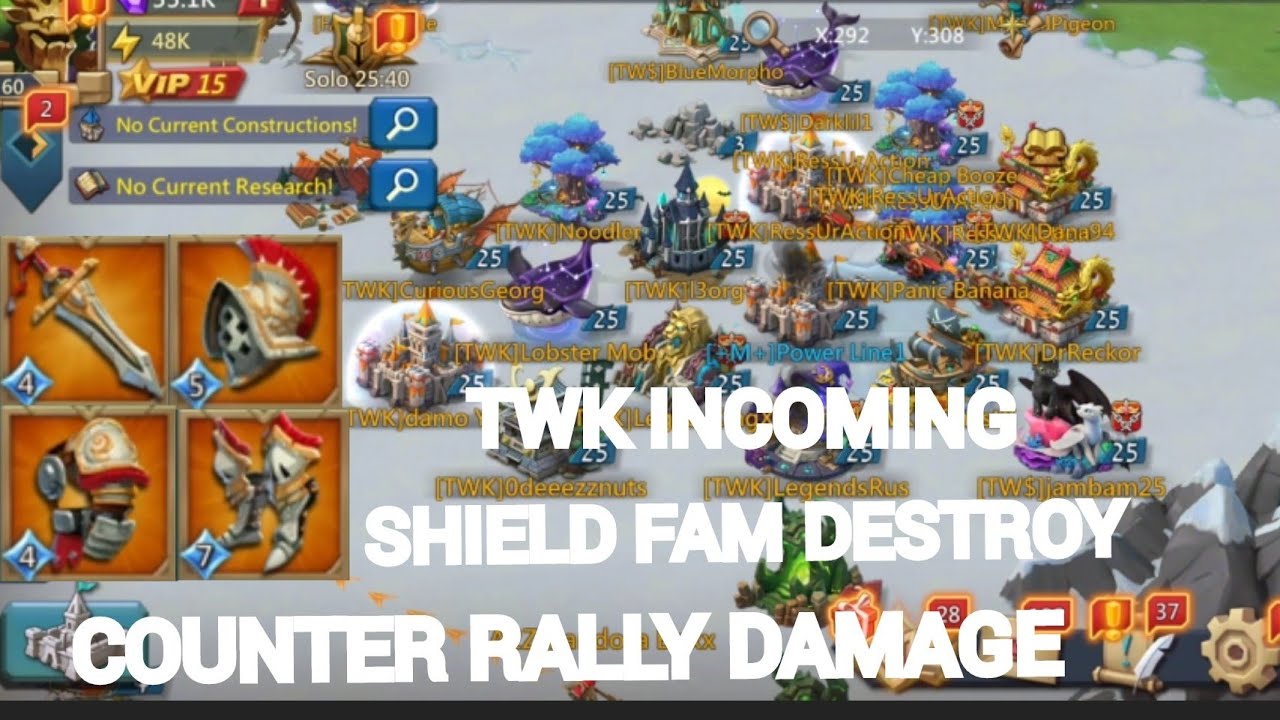 TWK COME FOR MY RALLY TRAP.. SHIELD FAM TRAP NIGHTMARE FOR RALLY LEADS ...