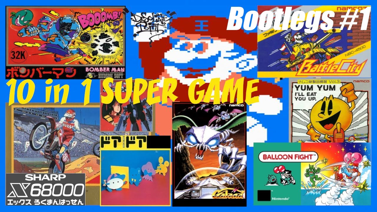 Sharp x68 Bootlegs #1: NES/Famicom Stuff - YouTube