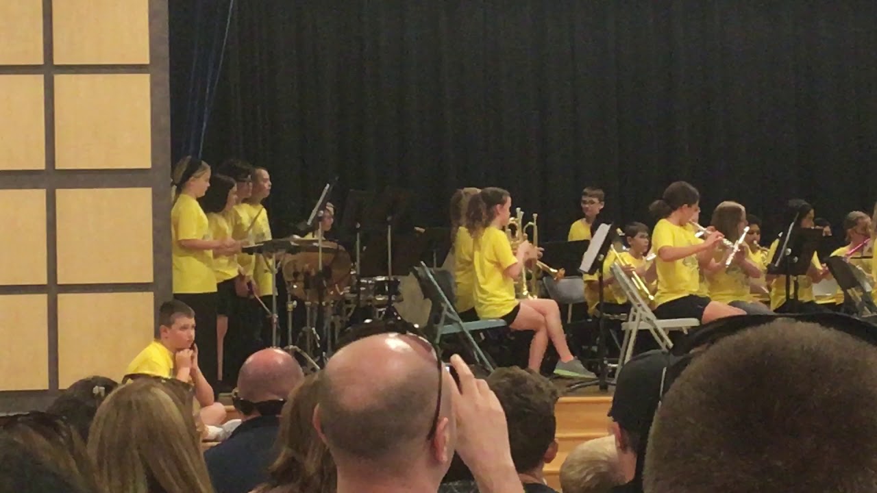 WD 4th Grade Band: Bugler's Dream (5-23-2018) - YouTube