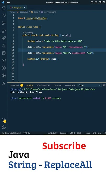 Java In Telugu: Strings in Java ( Replace All ), Core Java, Java Tutorial For Beginners, Java ...