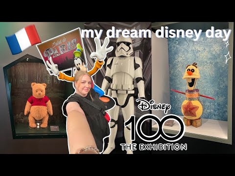 Disney 100: The Exhibition Paris Vlog | Full Tour & Experience ✨🏰🇫🇷