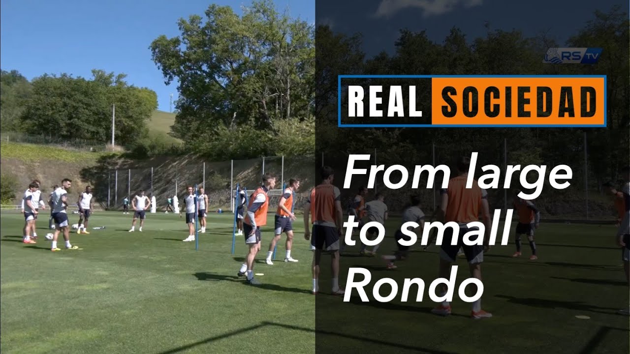 Real Sociedad - From large to small Rondo - YouTube