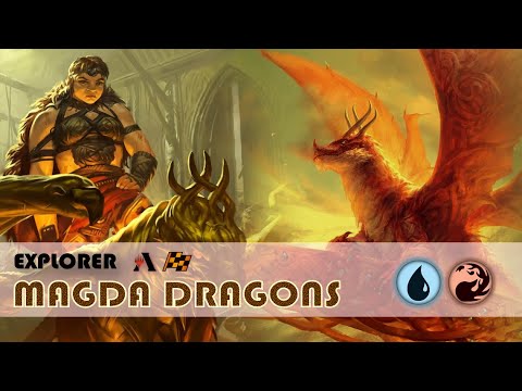 🔵🔴 Magda Dragons | Explorer/Pioneer - MTG Arena | DFT - Bo3 - YouTube