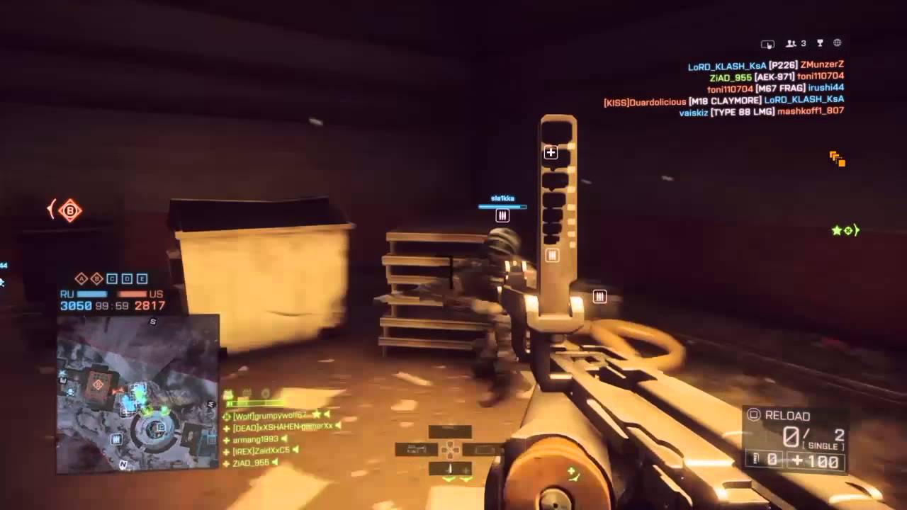 BF4 (MTAR , M16A4 , SR_2 , MPX) - YouTube