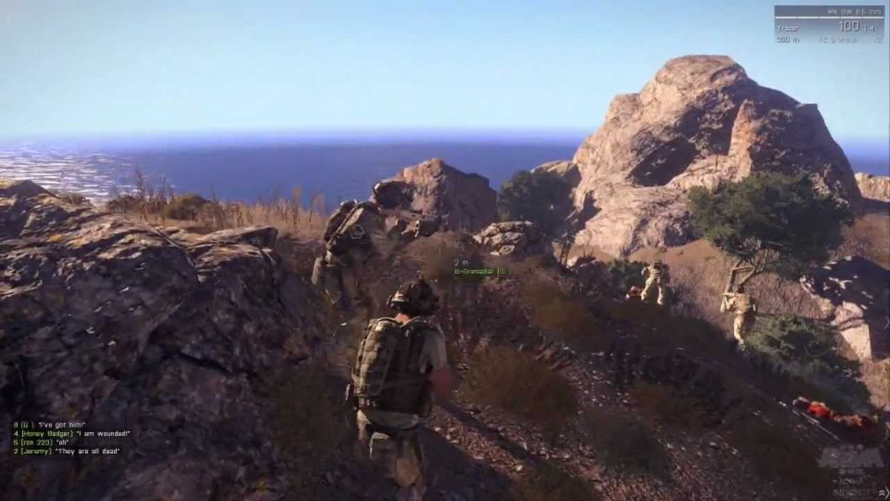 Arma 3 Alpha Multiplayer gameplay, First mission online - YouTube