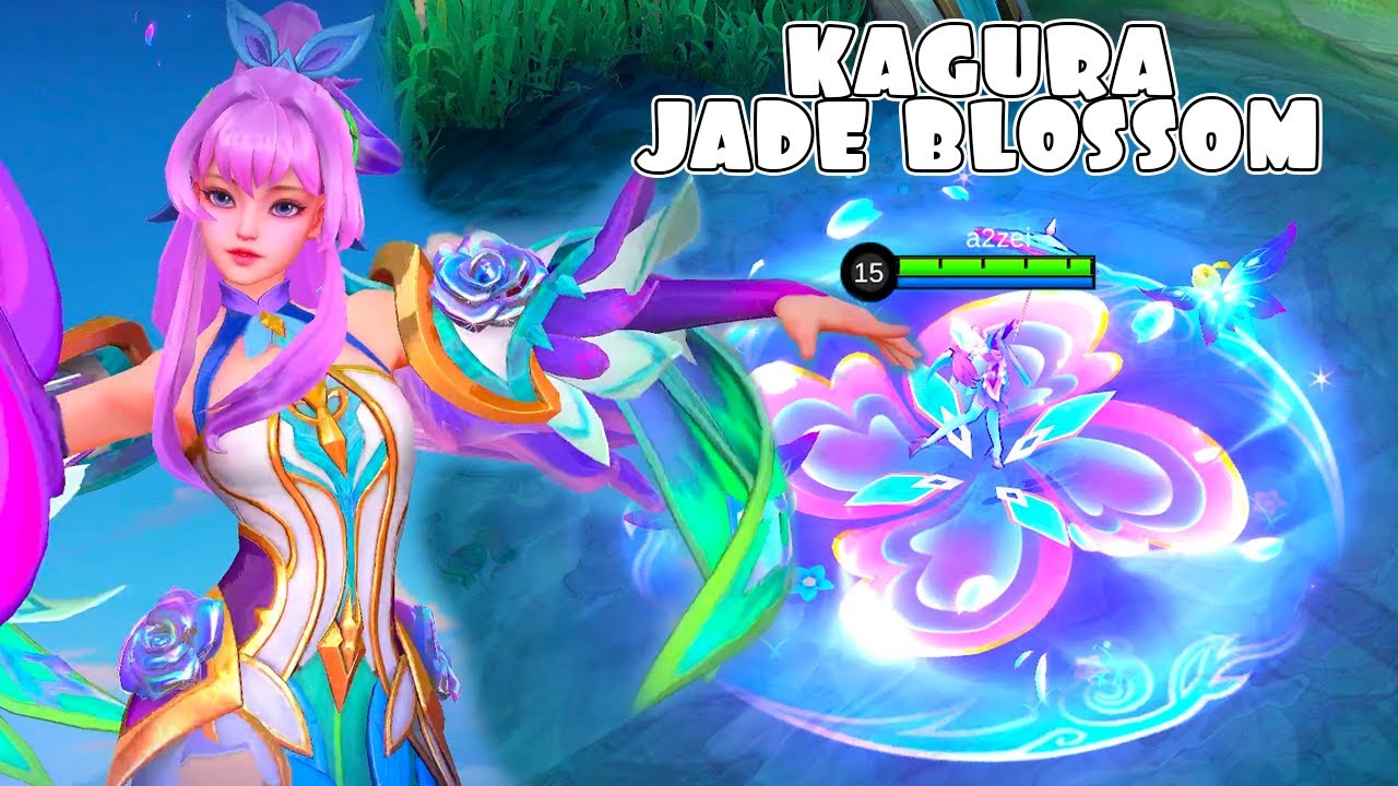 Kagura Jade Blossom Skin Spotlight - YouTube