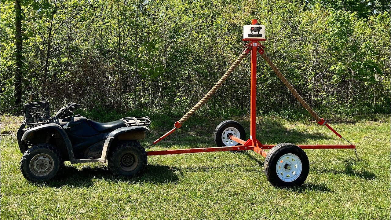 Prairie Phoenix oiler, wheel kit setup! Fly control for cattle with ...