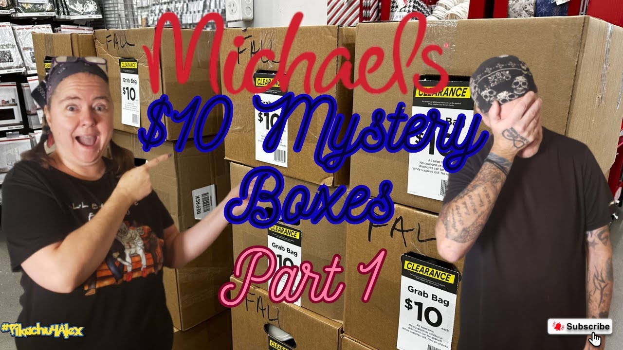 Michaels $10 FALL Mystery Boxes are OUT NOW! Part 1 #michaelsgrabbags # ...