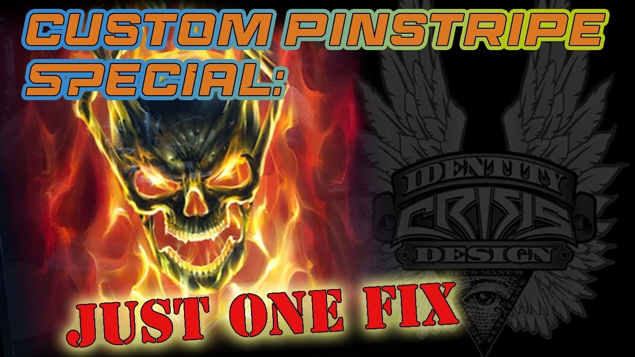Skull Pinstripe Designs