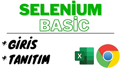 Excel VBA Selenium İle Tarayıcıya Hükmetmek - YouTube