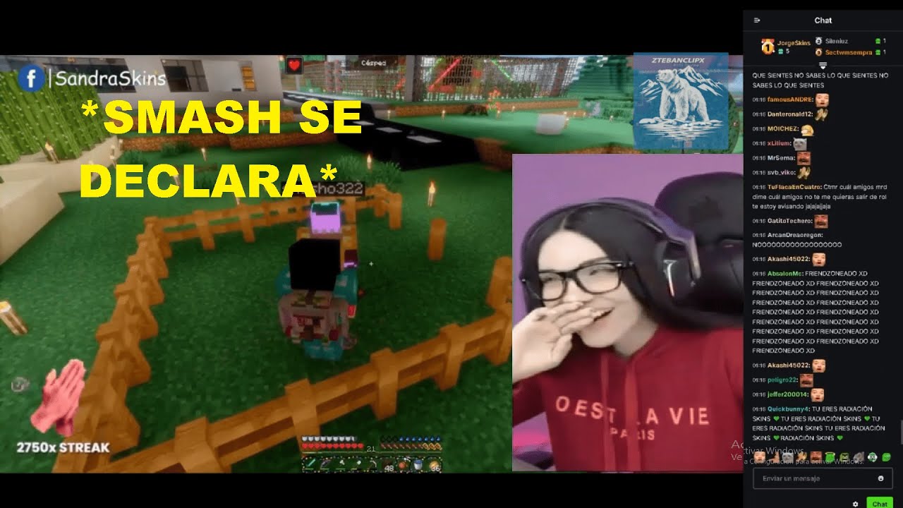 Smash casi se declara , y sandra se paltea XD - YouTube