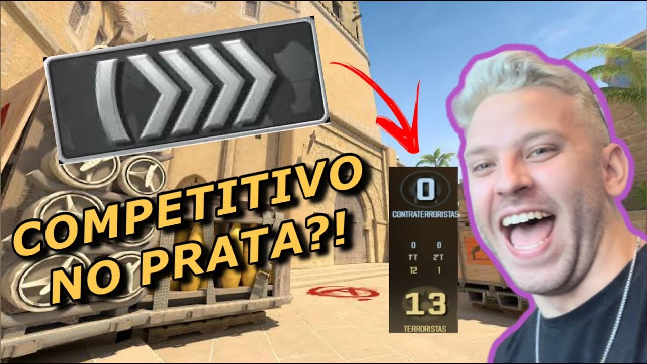 JOGANDO COMPETITIVO NO PRATA - CS2 - YouTube