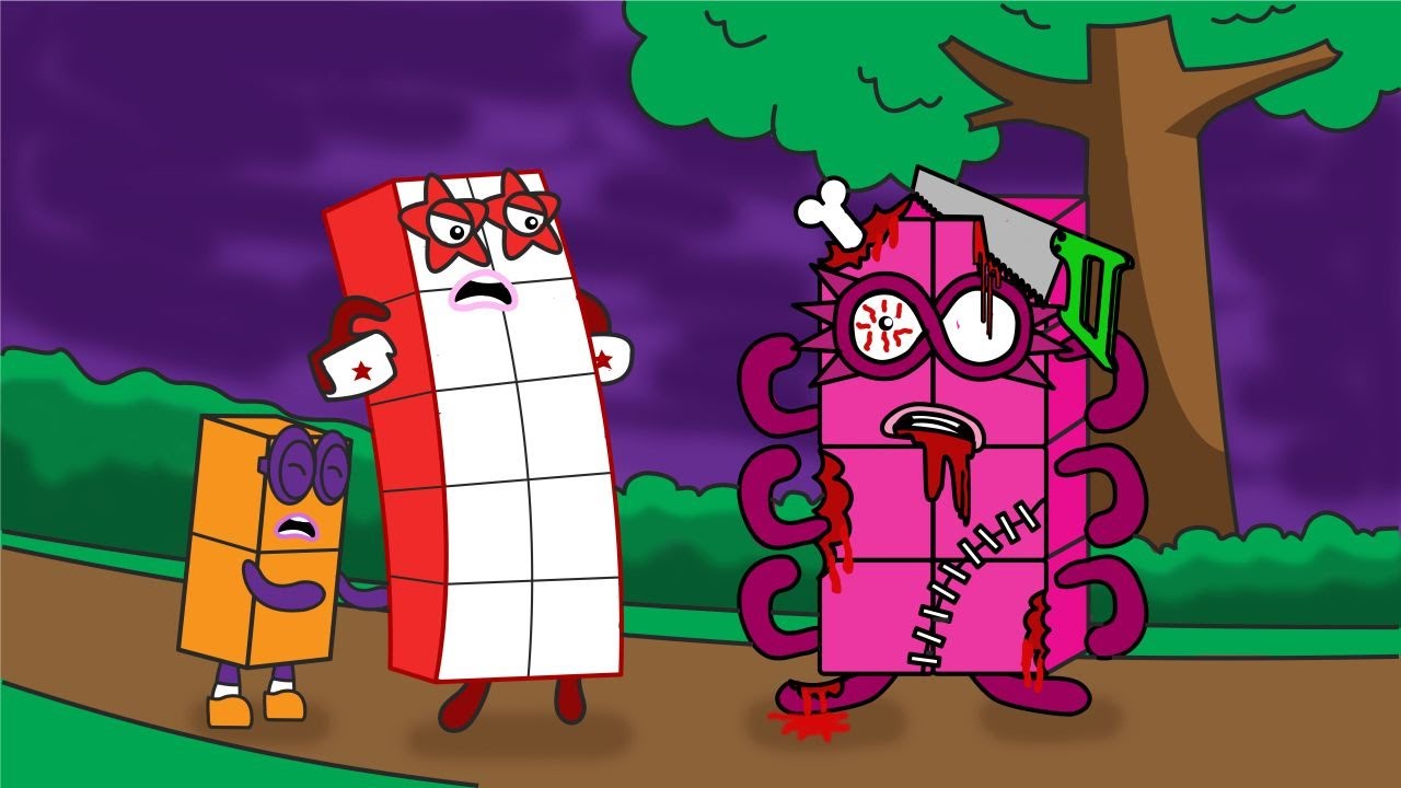 Numberblocks 8 Turned Into Zombies, But NB 10 is not Afraid ...