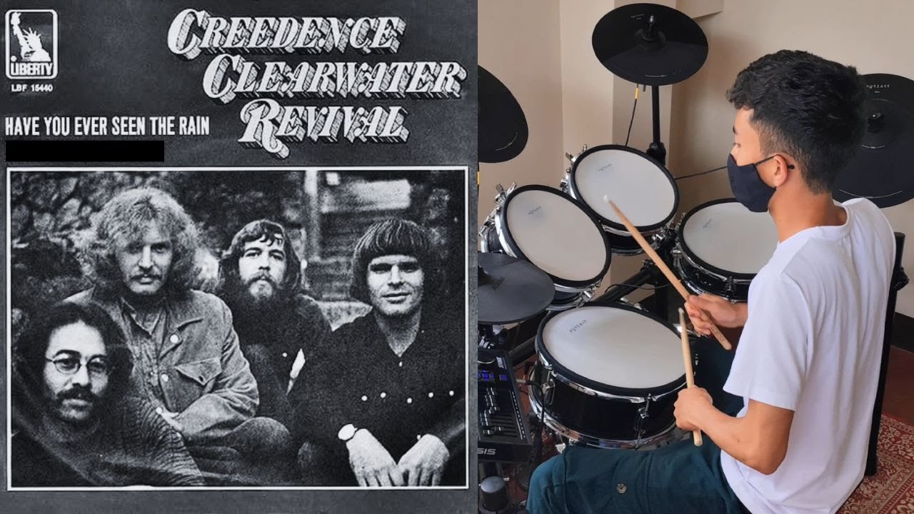 Have you ever seen the rain (Drum cover) CCR - YouTube