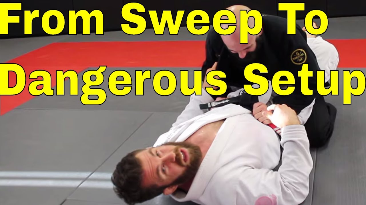 Full Guard Sweep / Submission Setup Against Tight Top Pressure - YouTube