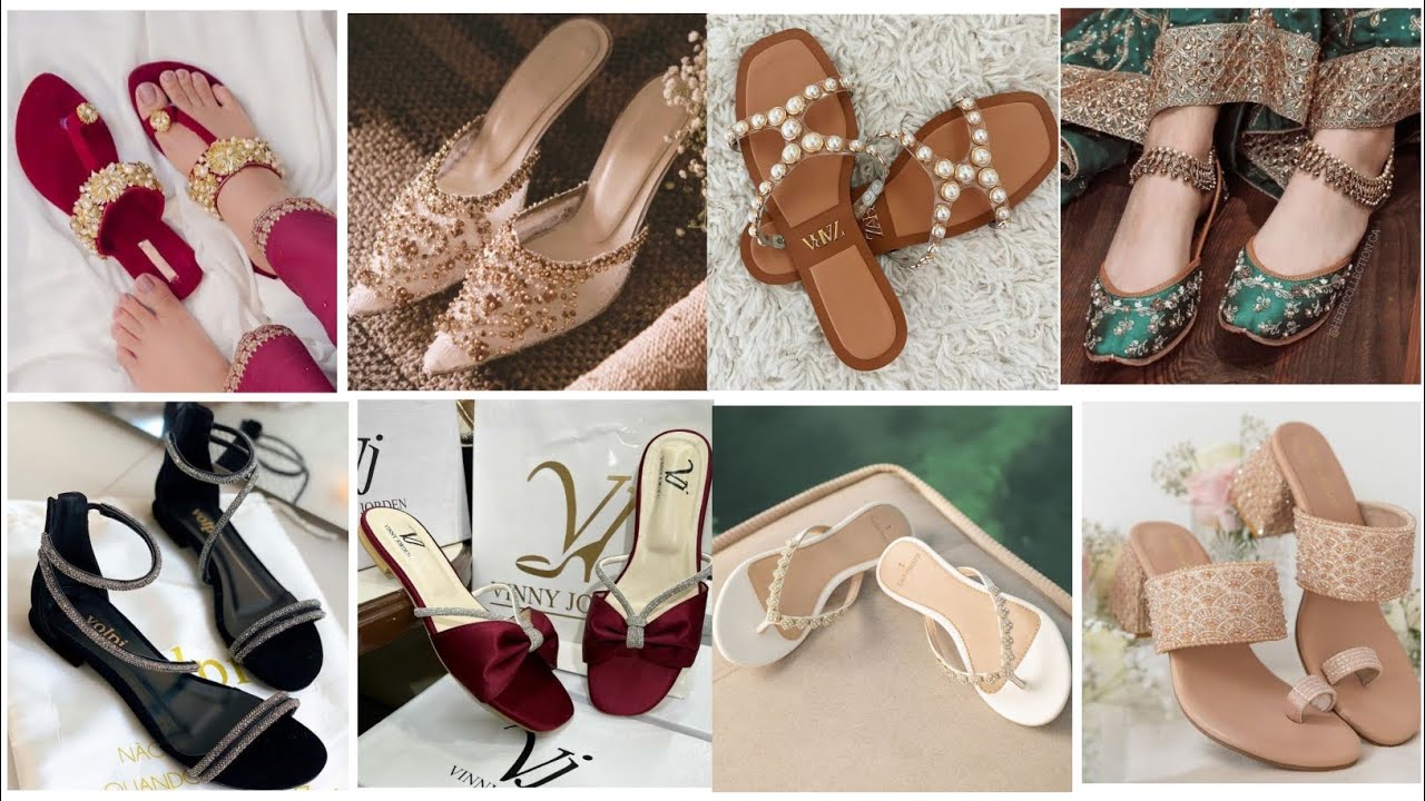 SPECIAL EID FOOTWEAR DESIGNS FOR GIRLS 2025 | BEAUTIFUL AND STYLISH ...